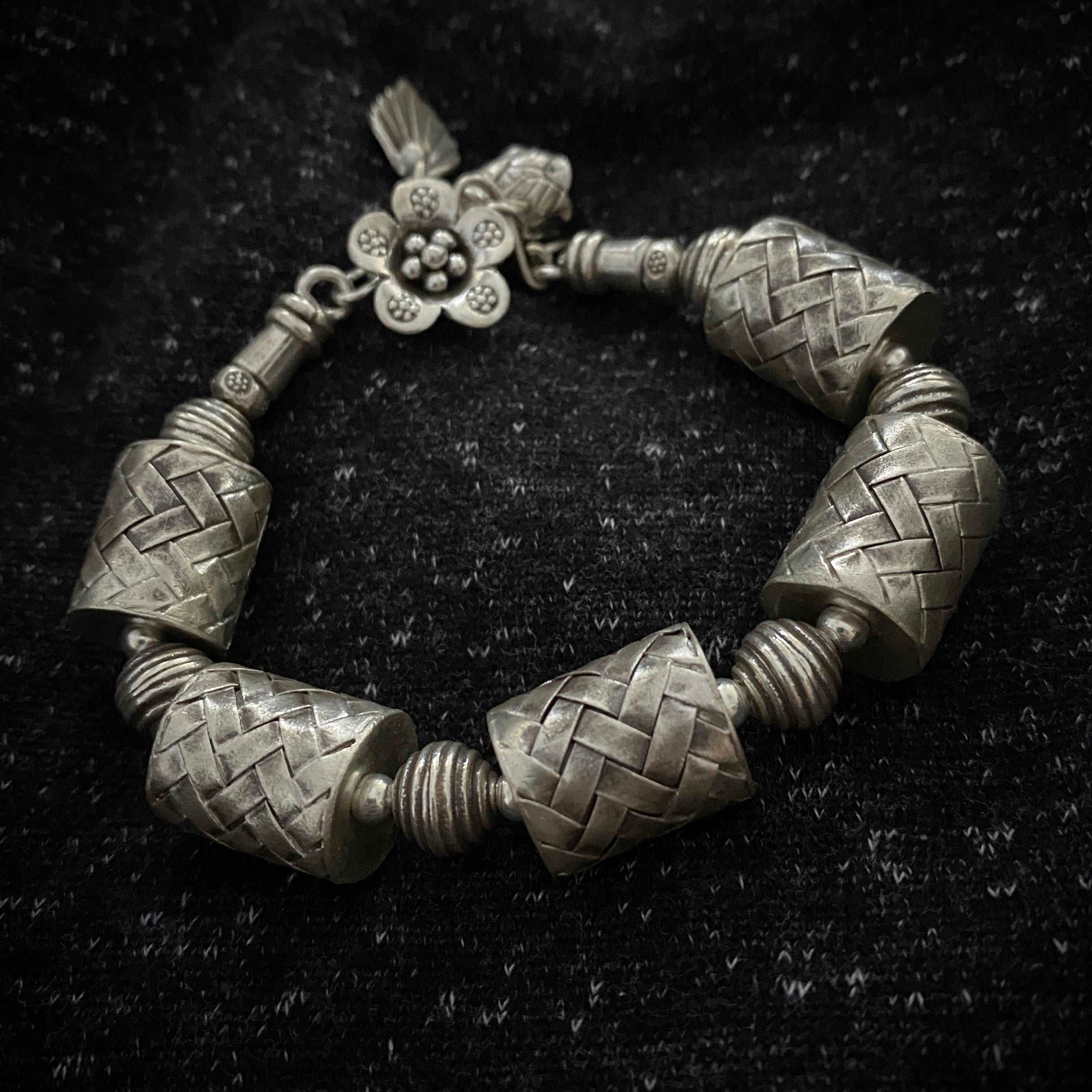 Hill Tribe • The Champa Block Weave Bangle – Blanc de Noir & Co.