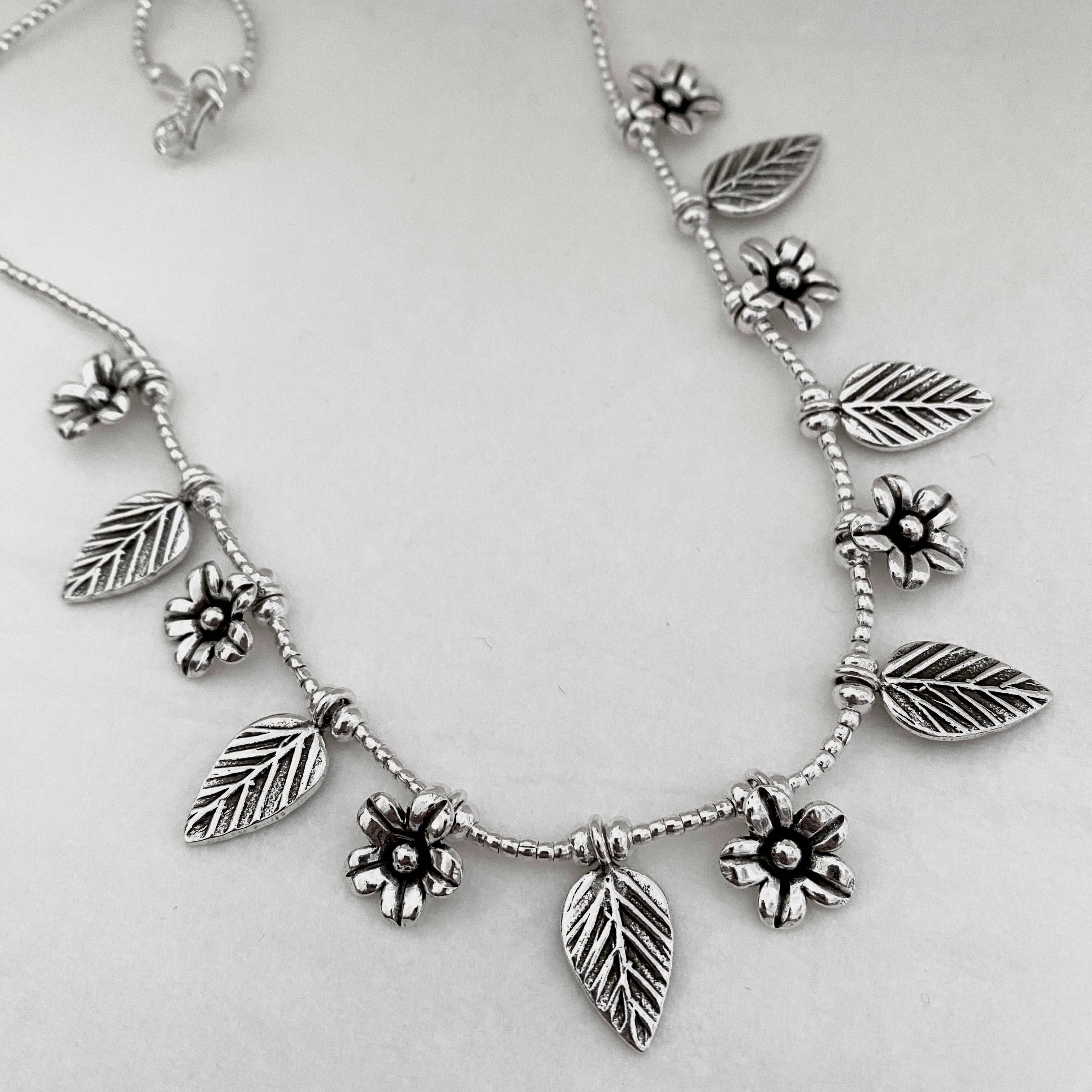 Hill Tribal • Akha Savan Leaf Necklace – Blanc de Noir & Co.